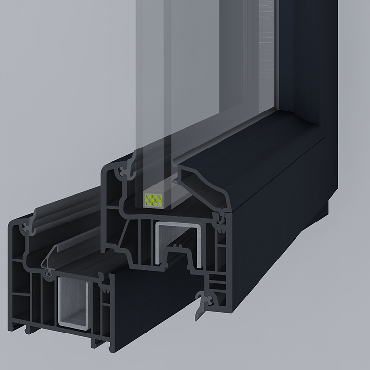 70’lik Oval Serisi - KARPEN - Plastik PVC profil üretimi